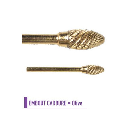 Acheter moins cher Embout manucure carbure olive