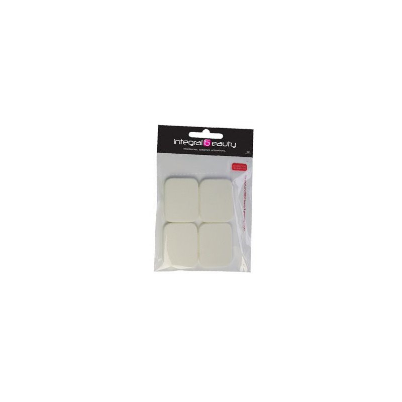 Eponge latex esthétique rectangle par 4