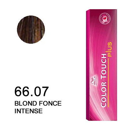 Coloration Wella Color touch plus 66.07 Blond foncé intense