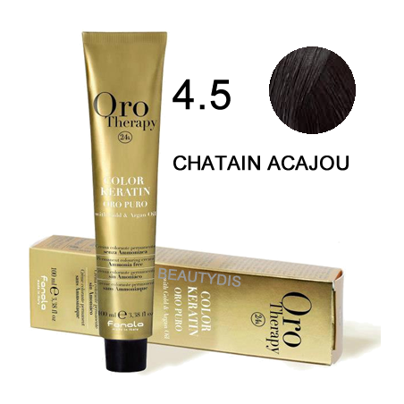 Grossiste coloration Orotherapy 4.5 chatain acajou
