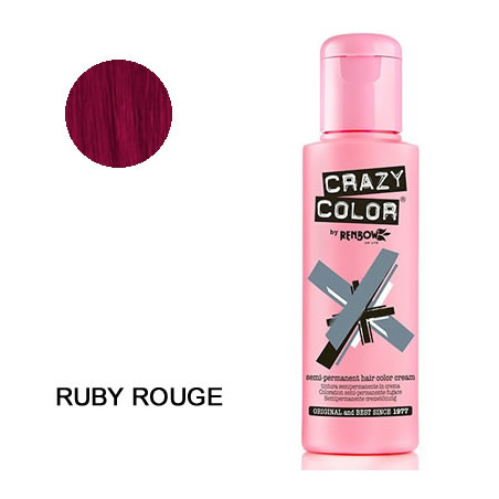 Coloration Crazy Color ruby rouge