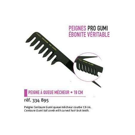 Achat Peigne a queue mecheur courbe 19 cm